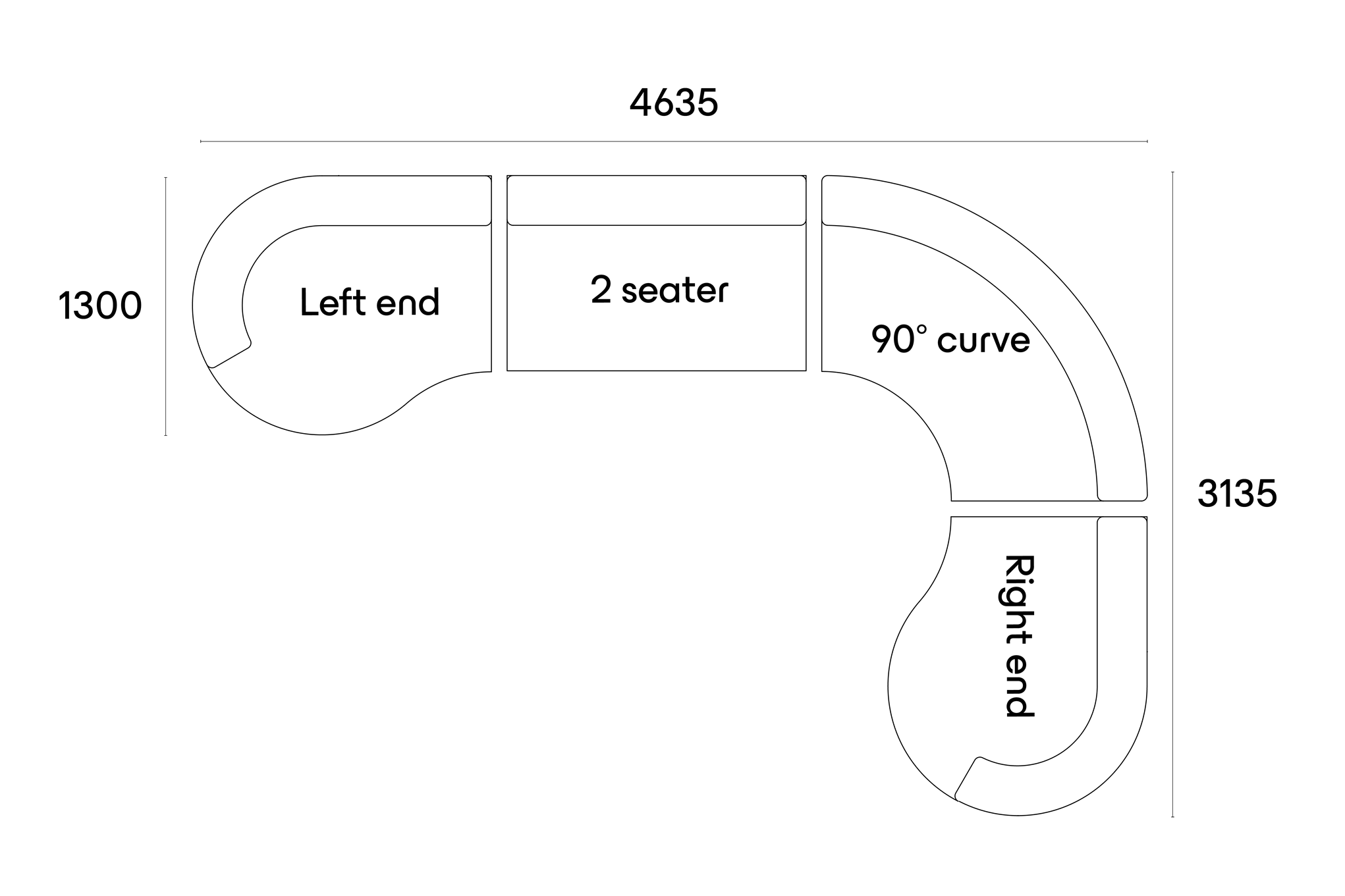 Eclipse Luxury Designer Modular Sofa | Made in Australia by E9 Design ...